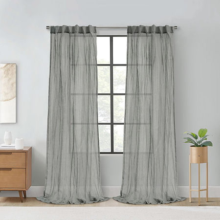 Click here for Paloma Rod Pocket Back Tab Sheer Single Curtain Pa... prices