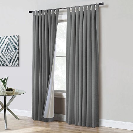 Thermaplus(tm) Ventura Tab Top Curtain Panel Pair - 52 Width