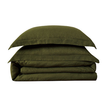 Click here for Brooklyn Loom Flax Linen 3-pc. Duvet Cover Set  On... prices