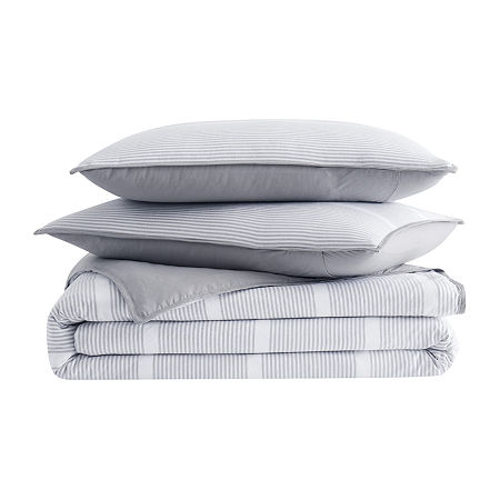 Click here for Brooklyn Loom Niari Yarn Dye Stripe 3 Piece Duvet... prices