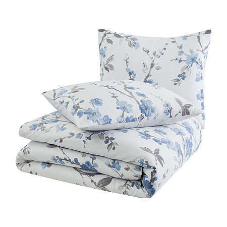 Click here for Cannon Kasumi Floral 3pc. Duvet Cover Set prices