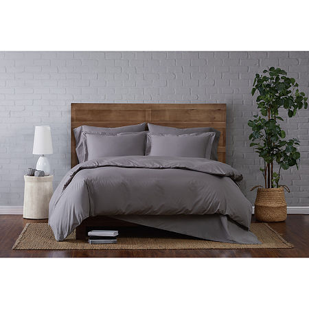 Click here for Cannon 200 Thread Count Solid Percale Duvet Set prices
