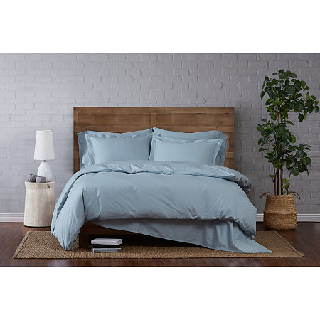 Click here for Cannon 200 Thread Count Solid Percale Duvet Set prices