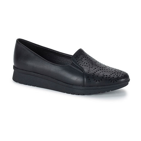 Click here for Baretraps Womens Army Slip On Casual Loafers - Bla... prices