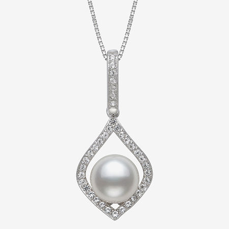 Click here for Womens White Cultured Freshwater Pearl Sterling Si... prices