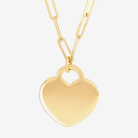 Click here for Limited Quantities! Womens 10K Gold Heart 17 1/2 I... prices