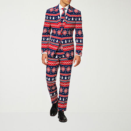 Click here for OppoSuits Mens Christmas Nordic Noel 3-pc Suit  44... prices