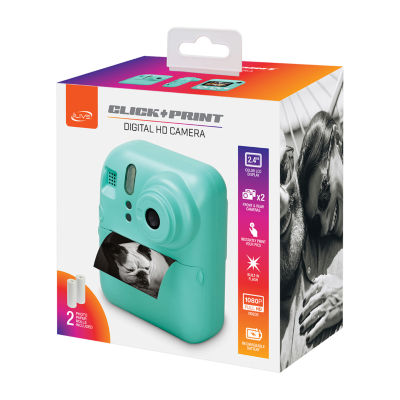 iLive Instant-Print HD Digital Camera ICMP634LGN, Color: Light Green ...