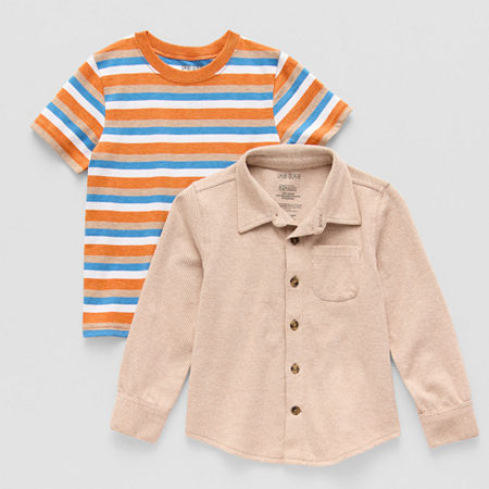 Click here for Okie Dokie Toddler & Little Boys 2-pc. T-Shirt & B... prices