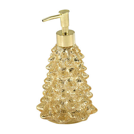 Nicole Miller Chic Tree Soap/Lotion Dispenser - Gold