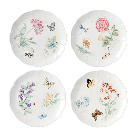 Click here for Lenox Butterfly Meadow Dinner Plates  Set of 4 - M... prices