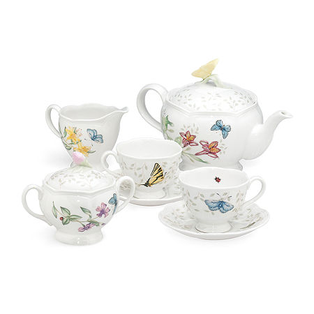 Click here for Lenox Butterfly Meadow 7-Piece Tea Set prices
