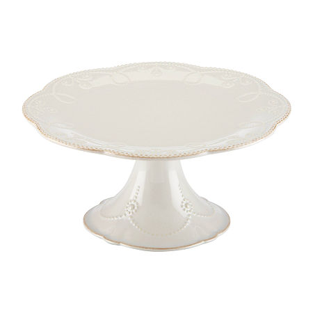 Click here for Lenox French Perle Medium Pedestal Cake Stand - Wh... prices