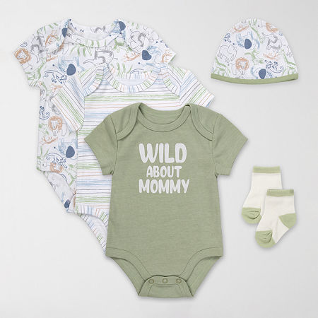 Click here for Baby Essentials Baby Boys Crew Neck Short Sleeve 5... prices