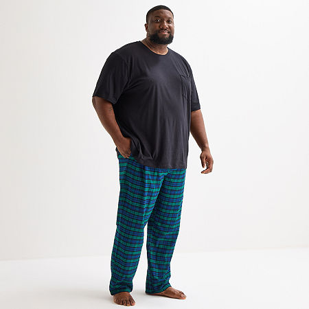 Click here for St. Johns Bay Mens Flannel Big and Tall Pajama Pan... prices