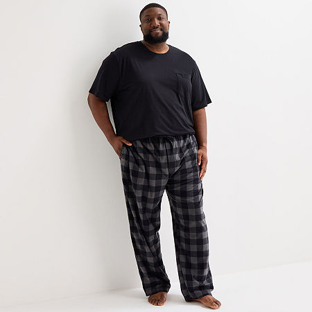 Click here for St. Johns Bay Mens Microfleece Big and Tall Pajama... prices