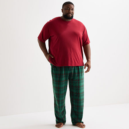Click here for St. Johns Bay Mens Microfleece Big and Tall Pajama... prices
