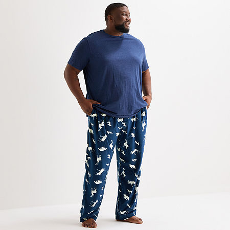 Click here for St. Johns Bay Mens Microfleece Big and Tall Pajama... prices