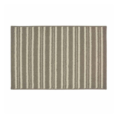 JCPenney Home™ Kitchen Stripe Rectangular Rug - 20"x30", Color: Brindle ...