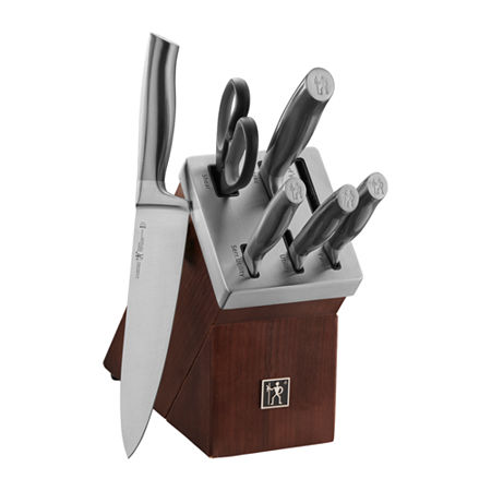 Henckels International Graphite 7-Pc. Self-Sharpening Cutlery Set - Brown