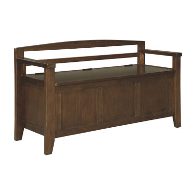 Signature Design by Ashley Caelan Storage Bench, Color: Dk Brown - JCPenney