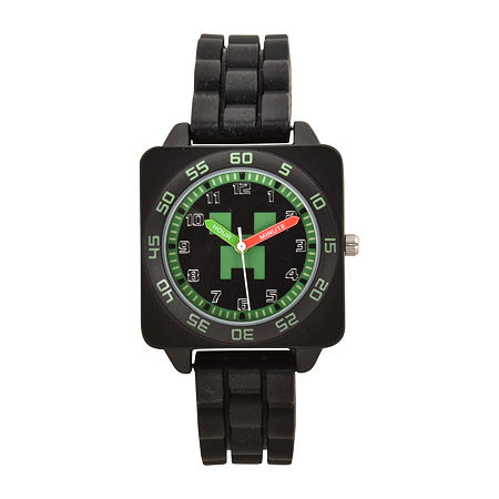 Click here for Minecraft Boys Black Strap Watch Min9011jc  One Si... prices