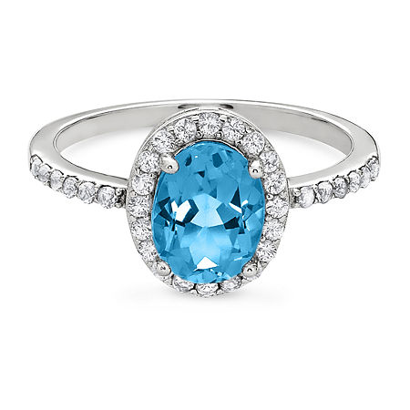Click here for Womens Genuine Blue Topaz Sterling Silver Cocktail... prices