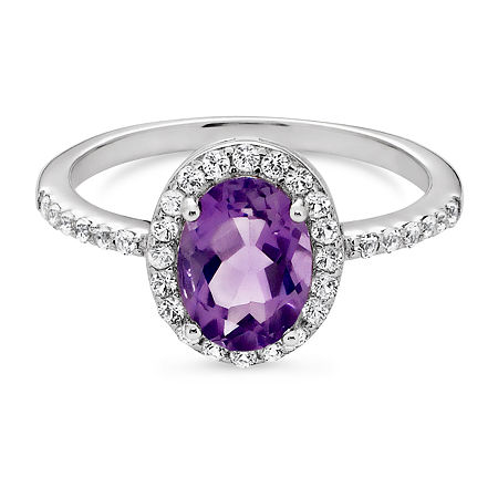 Click here for Womens Genuine Purple Amethyst Sterling Silver Coc... prices