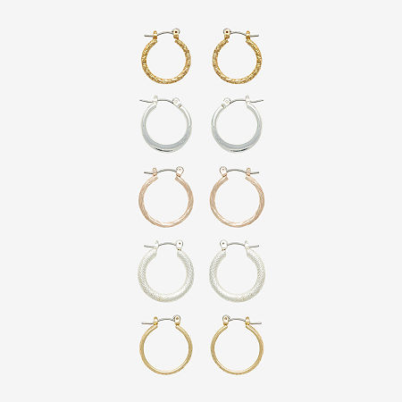 Click here for Mixit Womens Hypoallergenic 5 Pair Earring Set  On... prices