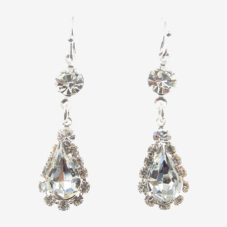 Click here for Vieste Rosa Womens Crystal Round Drop Earrings  On... prices