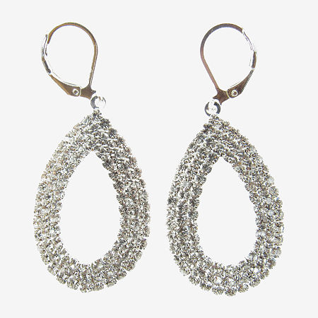 Click here for Vieste Rosa Womens Crystal Oval Drop Earrings  One... prices