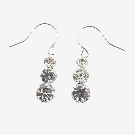 Click here for Vieste Rosa Womens Crystal Round Drop Earrings  On... prices