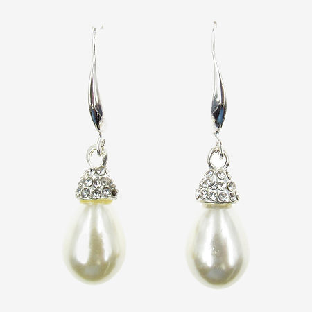 Click here for Vieste Rosa Womens Simulated Pearl Drop Earrings... prices