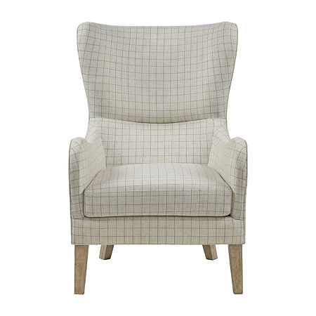 Click here for Madison Park Leda Winged Back Upholstered Armchair... prices