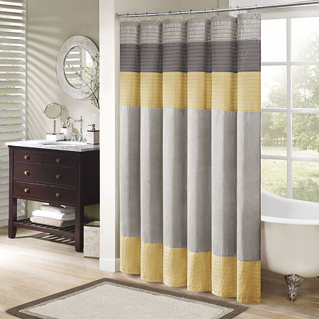 Click here for Madison Park Amherst Shower Curtain  72 x 72 - Yel... prices