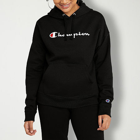 Click here for Champion Powerblend Graphic Logo Hoodie  Large  Bl... prices