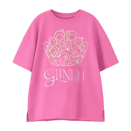Click here for Glinda Big Kid Girls Crew Neck Short Sleeve Oversi... prices