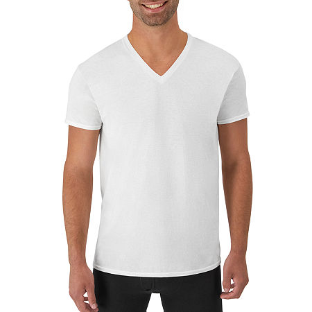 Click here for Hanes Fresh Iq Comfort Soft Mens 4 Pack Short Slee... prices