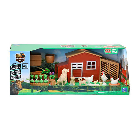 Click here for New Ray Country Life Chicken Coop & Gardening Play... prices