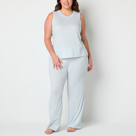 Click here for Jaclyn Womens Crew Neck Sleeveless 2-pc. Plus Paja... prices