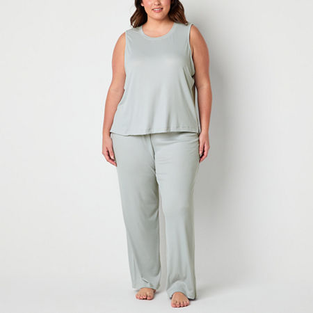 Click here for Jaclyn Womens Crew Neck Sleeveless 2-pc. Plus Paja... prices