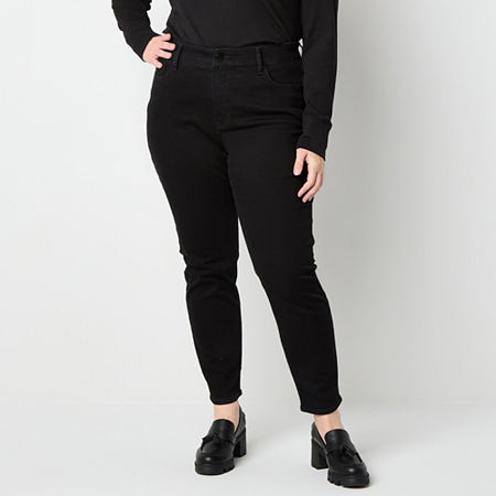 Click here for a.n.a - Plus Womens High Rise Skinny Fit Jean  20w... prices