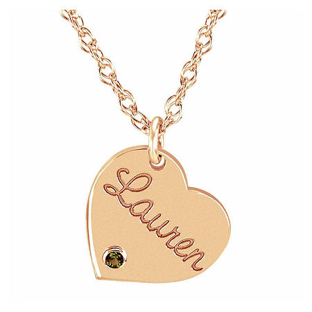 Click here for Personalized Birthstone Name Heart Pendant Necklac... prices