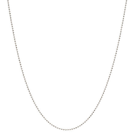 Click here for Silver Treasures Made in Italy 18-20 Bead Chain Ne... prices