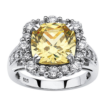 Click here for DiamonArt Womens 3 1/2 CT. T.W Yellow Cubic Zircon... prices