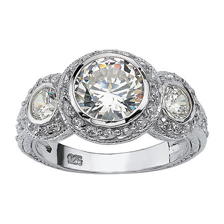 Click here for DiamonArt Womens 3 CT. T.W. White Cubic Zirconia S... prices