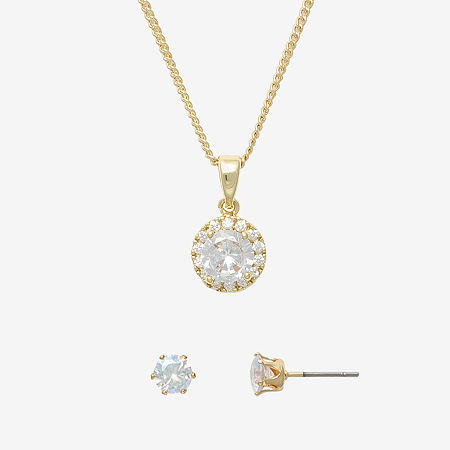 Click here for Mixit Womens Cubic Zirconia Round Hypoallergenic 2... prices