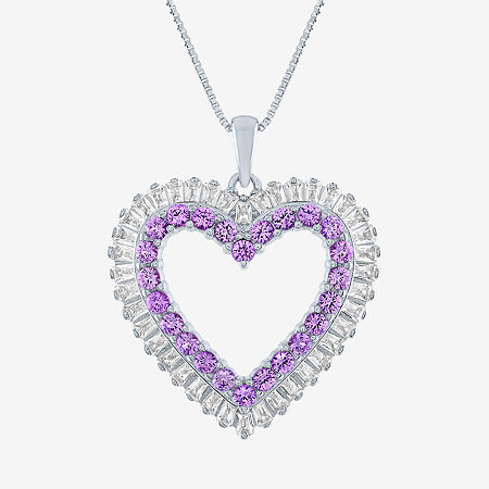 Click here for Womens Lab Created Purple Amethyst Sterling Silver... prices