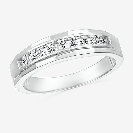 Click here for Mens 3.5MM 1/4 CT. T.W. Natural White Diamond 14K... prices
