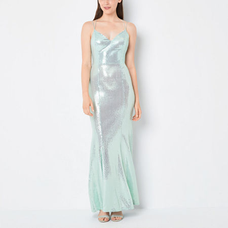 Click here for Speechless Womens Sleeveless Fitted Gown Juniors... prices